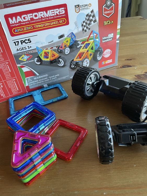 Magformers Amazing Transform Wheel Set, 17 Teile (Gebraucht) in Rickenbach SO für CHF 15 – mit ...