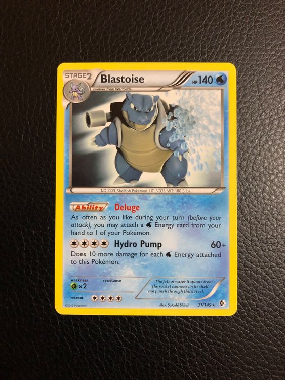B&W Boundaries Crossed Blastoise rare 31/149 Ab 1 (Gebraucht) in ...