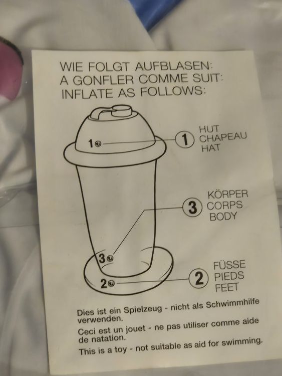 Tupperware - Aufblasbarer Shaker, Pool Party Fun Neu (Neu und ...