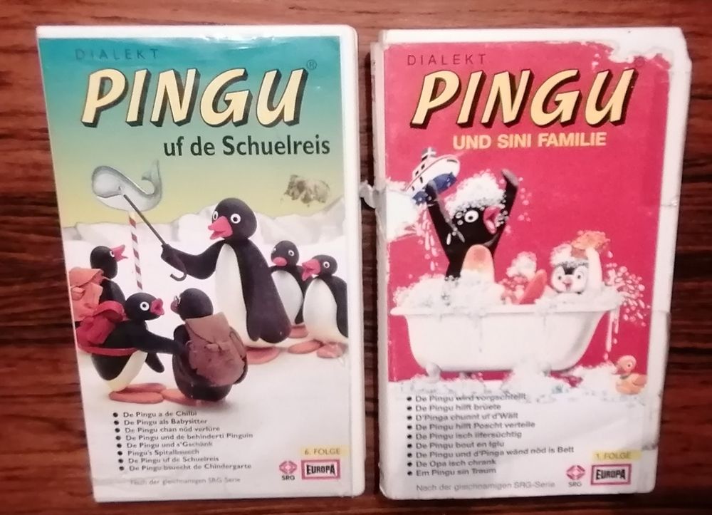 PINGU 2 VHS Pingu uf der Schuelreis + Pingu und sini Familie | Acheter ...