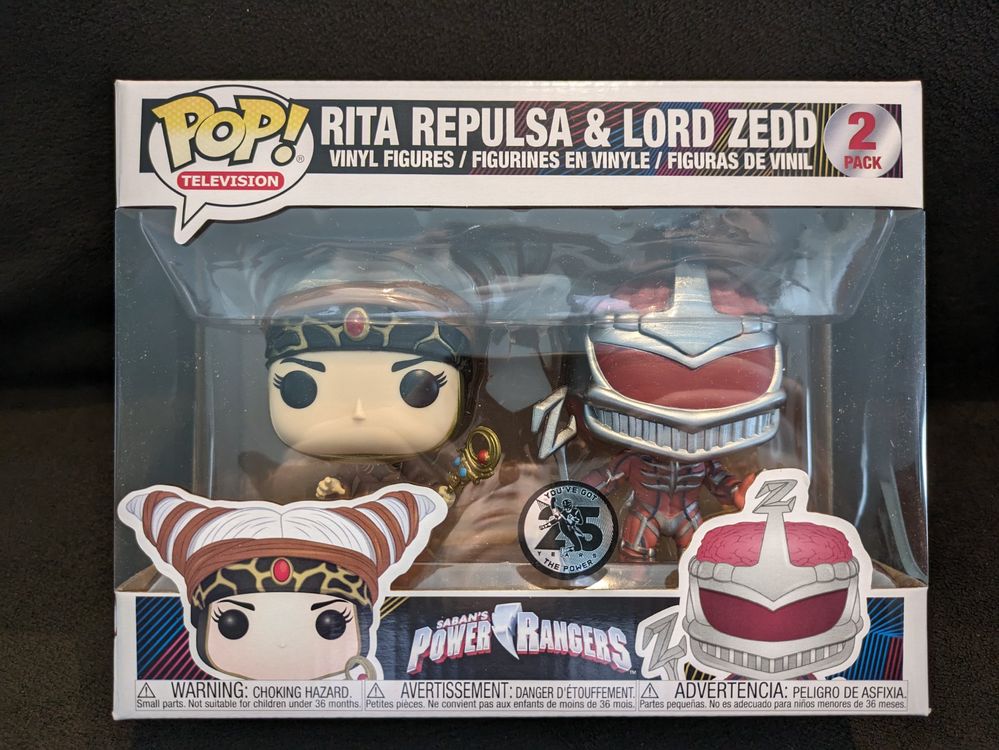 Funko Pop! Power Rangers - Rita Repulsa & Lord Zedd 2-Pack (Neu und ...
