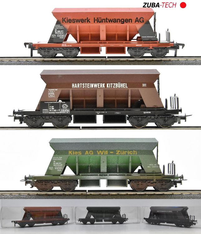 Liliput 3x Kieswagen SBB/ÖBB H0 GS (Gebraucht) in St. Gallen für CHF 29 – mit Lieferung auf ...