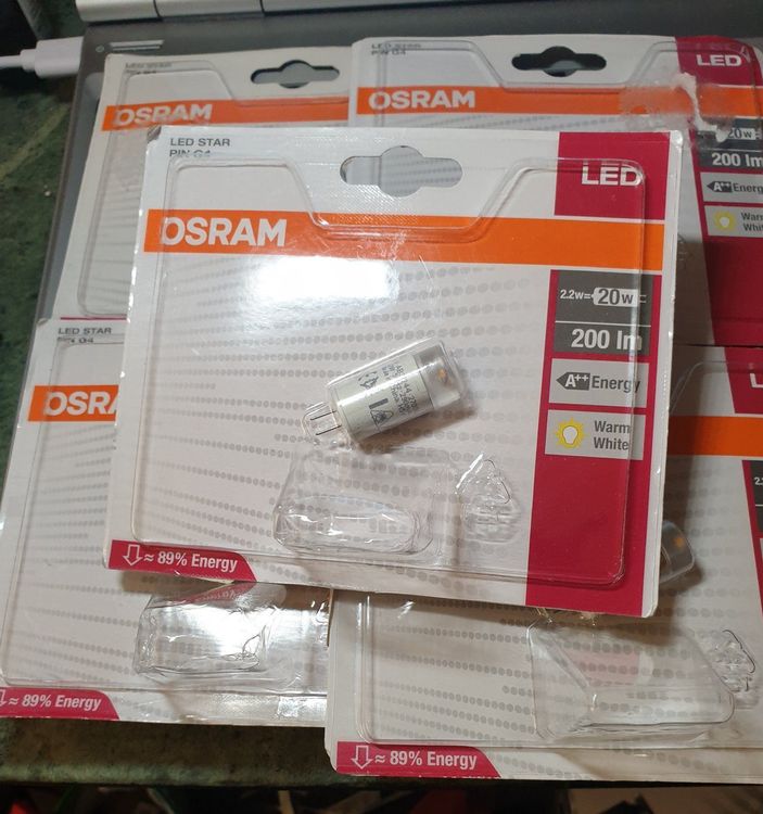 Osram Led 2.2W 200lm G4 12V warm white (Neu und originalverpackt) in ...