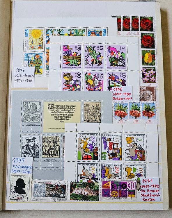 DDR !! BLOCKS & KLEINBOGEN & ZUSAMMENDRUCKE !! POSTFRISCH ! (Neu (gemäss Beschreibung)) in ...
