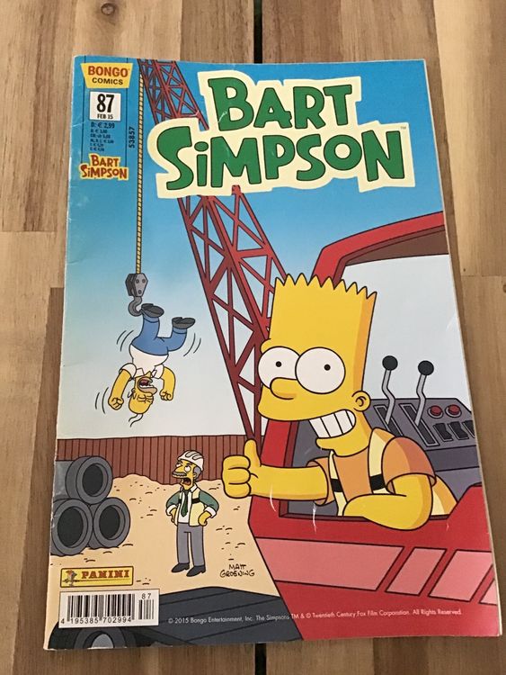 Comic - Bart Simpson Nr. 87 (Gebraucht) in Niederuzwil für CHF 1.5 – mit Lieferung auf Ricardo ...
