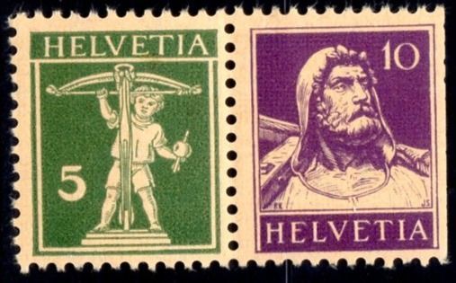 KEHRDRUCK HELVETIA GERIFFELT K26Z ** POSTFRISCH ** - R416 (Neu (gemäss Beschreibung)) in Losone ...