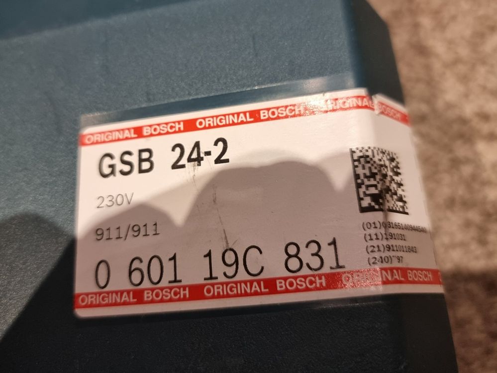 BOSCH_GSB 24-2 PROFESSIONAL SCHLAGBOHRMASCHINE | Kaufen auf Ricardo