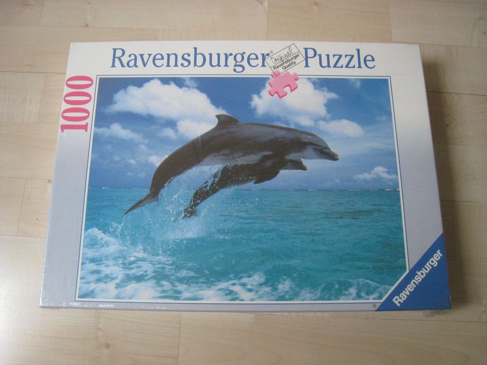 Springende Delfine NEU 1000 Teile PUZZLE Ravensburger 157518 (Neu und ...