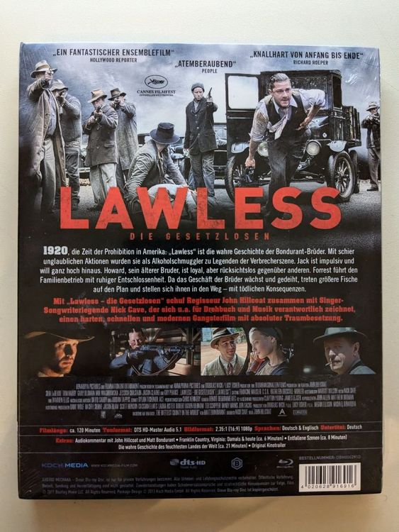 "Lawless - Die Gesetzlosen" mit Tom Hardy [Blu-ray/neu&OVP] (Neu und ...