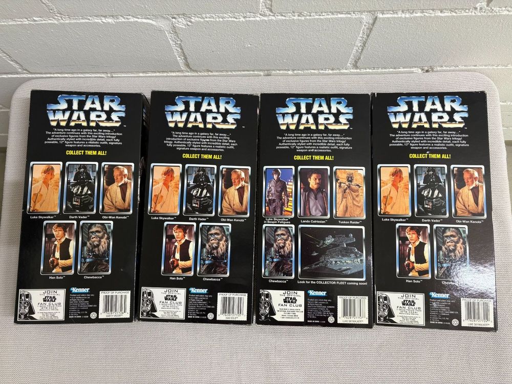 NEU Star Wars Collector Series,4 grosse Figuren Vintage 1996 (Neu und ...