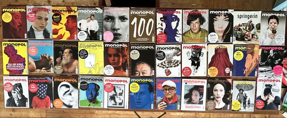 Large collection art magazine MONOPOL from 2003-2016 | Kaufen auf Ricardo