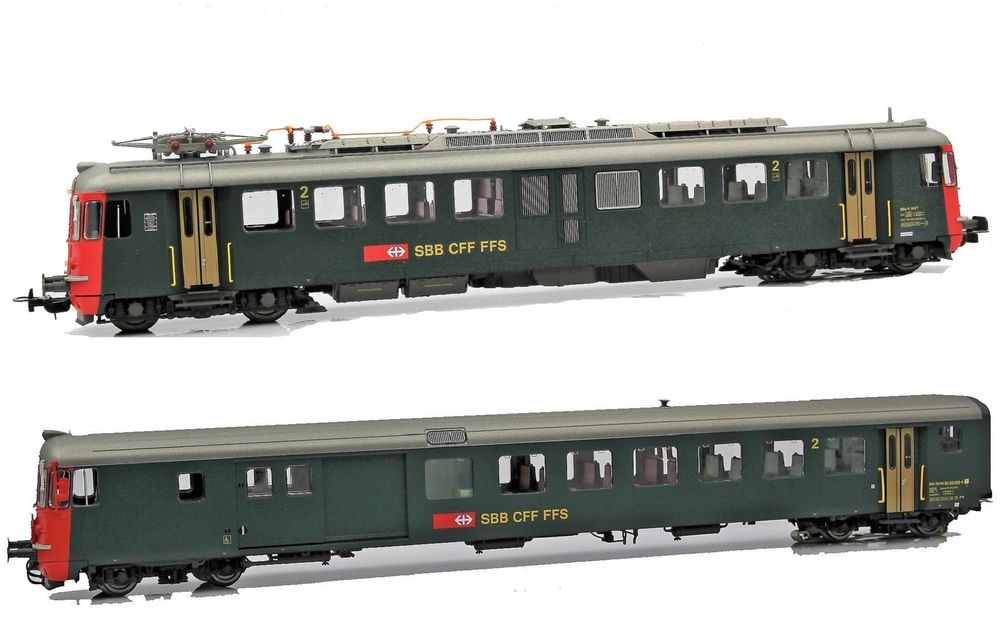 Neuwertig - PIKO 96853 2-teiliges Set SBB RBe 4/4 1447 (Neu und ...