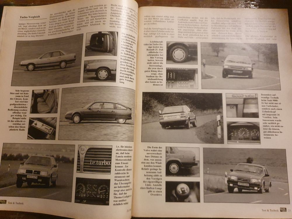 AMS 21/85 Subaru XT Volvo 740 Thema 200 R 25 CX 9000 911 xa (Gebraucht ...