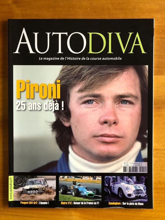 Autodiva 12/2012 - Didier Pironi - Matra V12 - Cunningham (Gebraucht ...