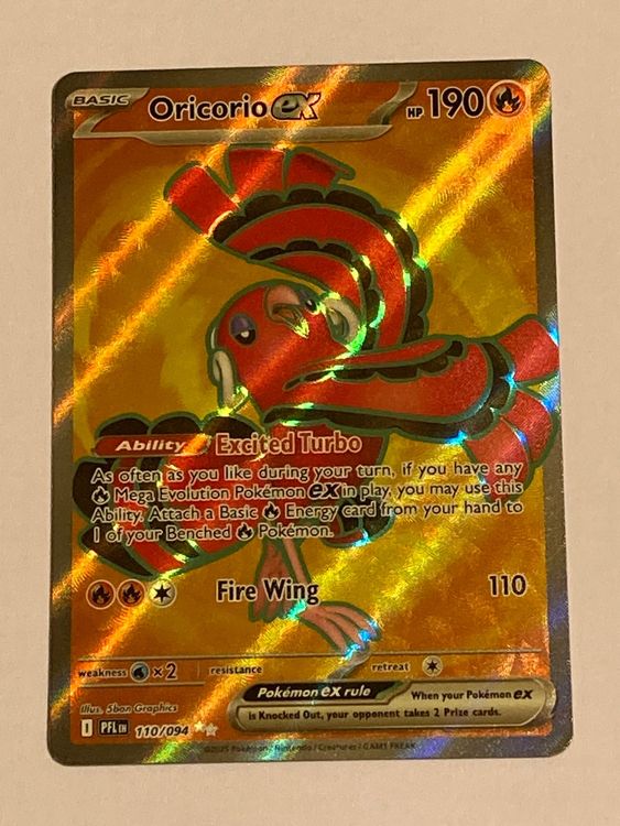 Pokemon PHANTASMAL Oricorio ex 110 / 094 🇬🇧 EN (Neu (gemäss ...