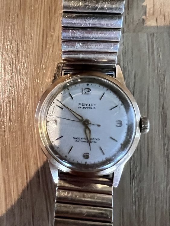 Montre vintage Perret 17 rubis plaqué or (D'occasion) à Estavayer le ...