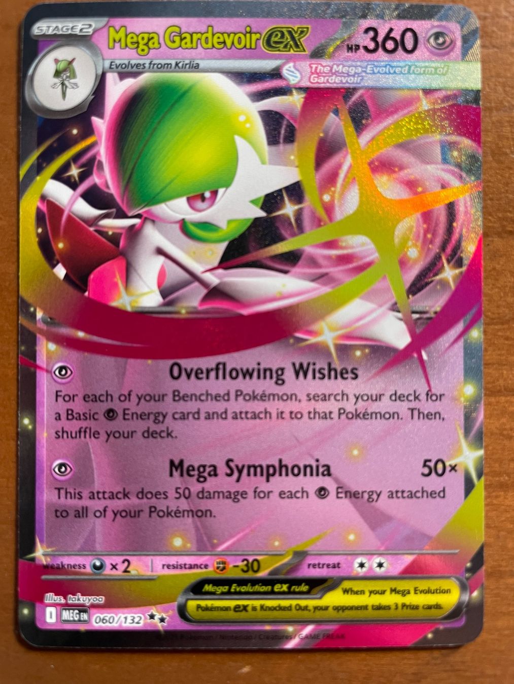 Pokemon Mega Gardevoir eX (Versand gratis) (Neu (gemäss Beschreibung ...