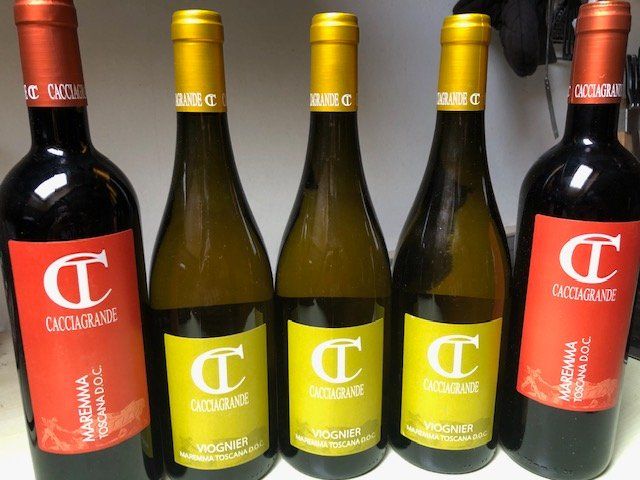 5 Flaschen Toskana - Maremma Lot rot/weiss 2021 (Neu (gemäss ...