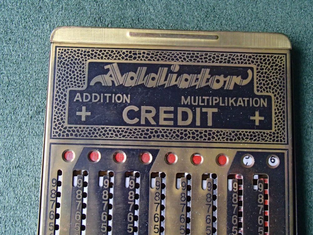 Vintage Rechenmaschine ADDITOR | Kaufen auf Ricardo
