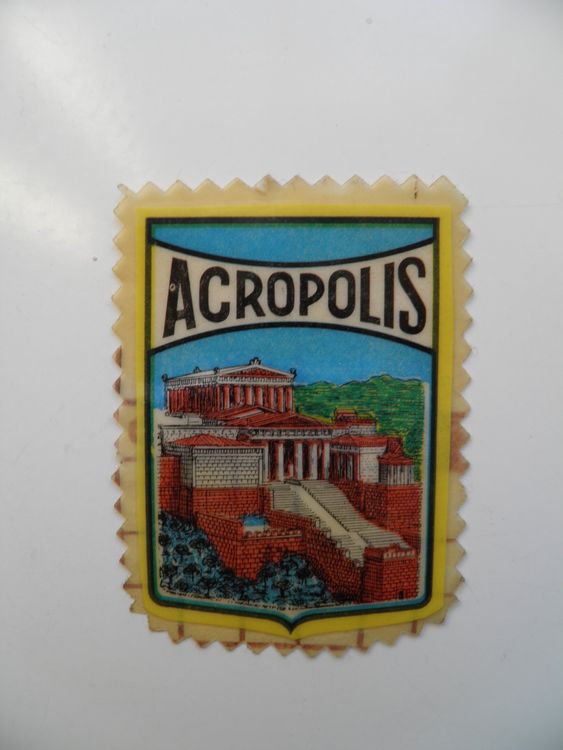 Sticker Acropolis, 8 cm hoch, 6 cm breit (Neu (gemäss Beschreibung)) in ...