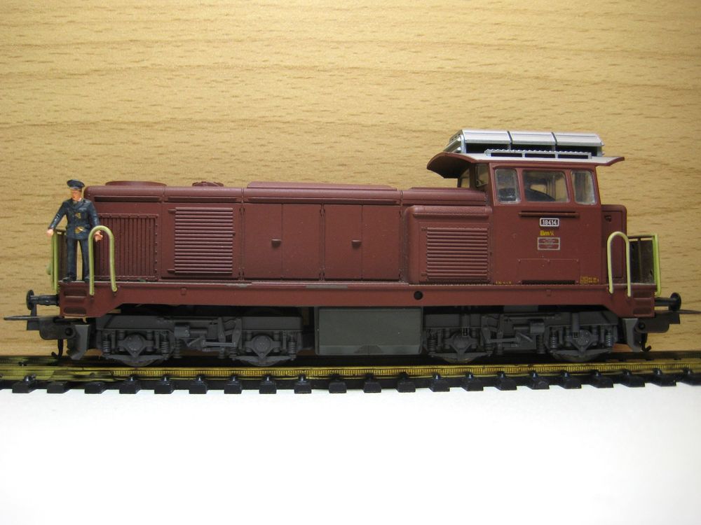 LIMA Rangierlok Bm 4/4 18414 SBB H0-DC mit Rangierer! (Gebraucht) in ...