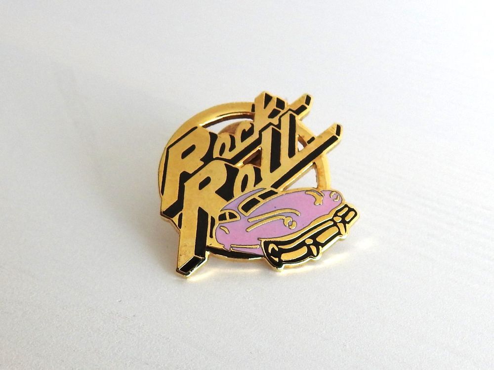 Pin: Rock’n’Roll, rosa Cadillac, TABLO-PARiS | Kaufen auf Ricardo