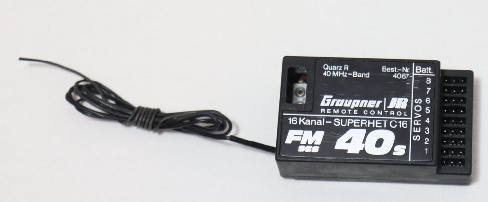 Graupner JR Empfänger Superhet C16 40MHz FM SSS (Gebraucht) in Frick für CHF 7 – mit Lieferung ...