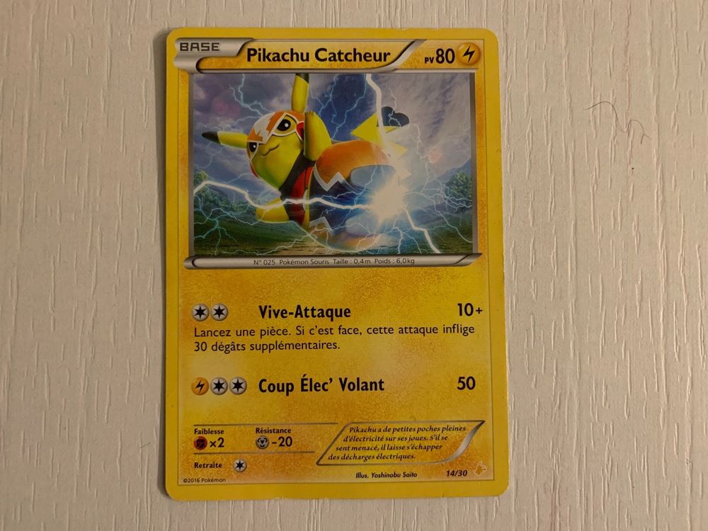 Carte Pokémon Pikachu Catcheur | Kaufen auf Ricardo