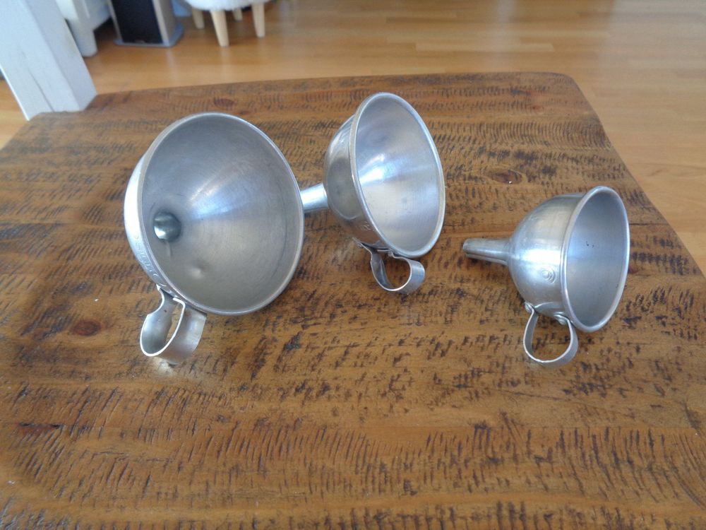 Alu Trichter 3 Stk. gemartk 1x SIGG (Gebraucht) in Hägglingen für CHF ...