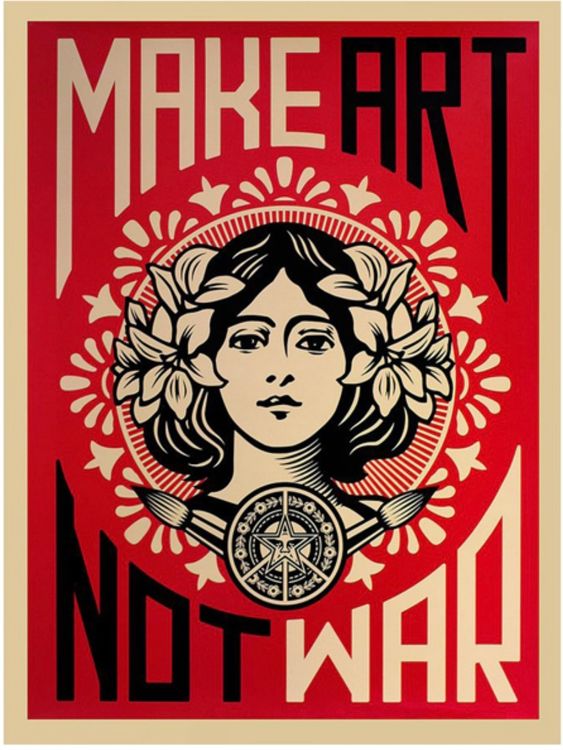 Fairey Shepard - Make Art Not War . | Kaufen auf Ricardo