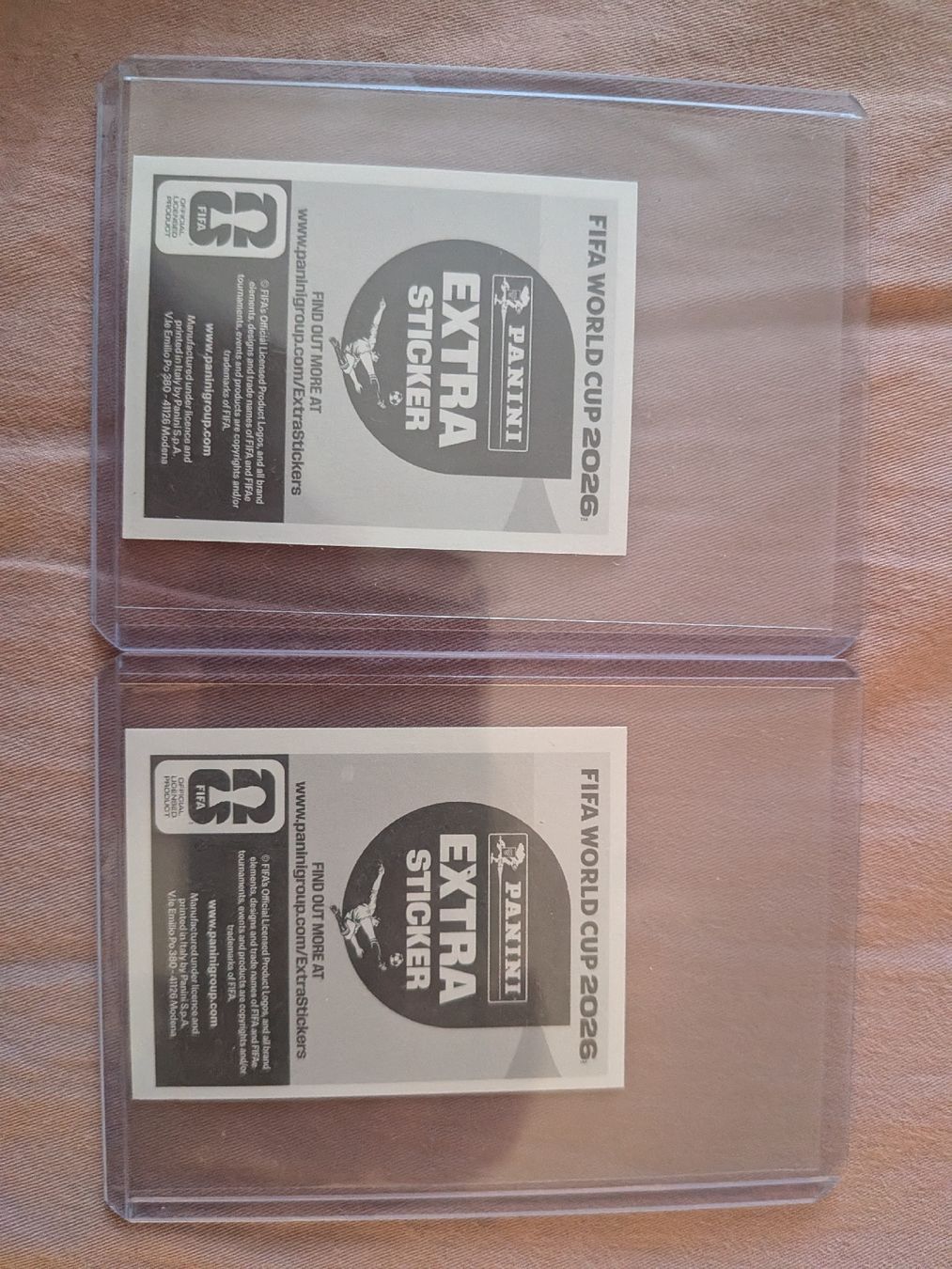 Panini 2026 Extra Sticker ACHRAF HAKIMI Regular & Bronze (Neu (gemäss ...