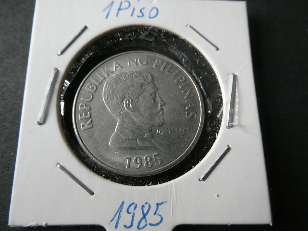 Philippinen 1985, 1 Piso (Gebraucht) in Hinterforst für CHF 1 – mit ...