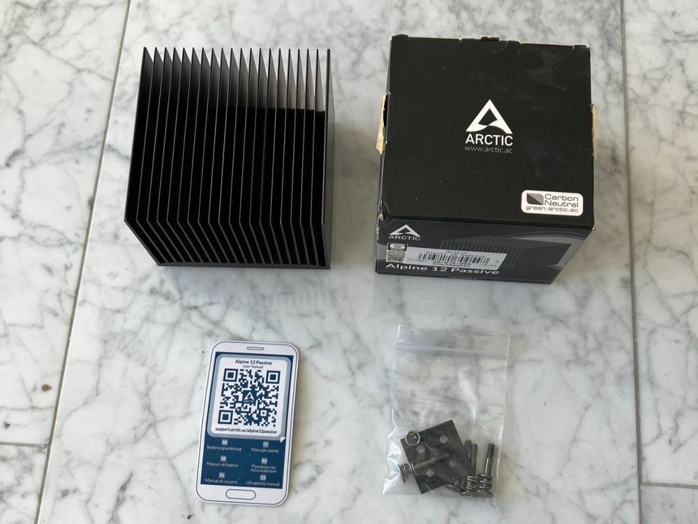 ARCTIC Alpine 12 Passive CPU Kühler | Kaufen auf Ricardo