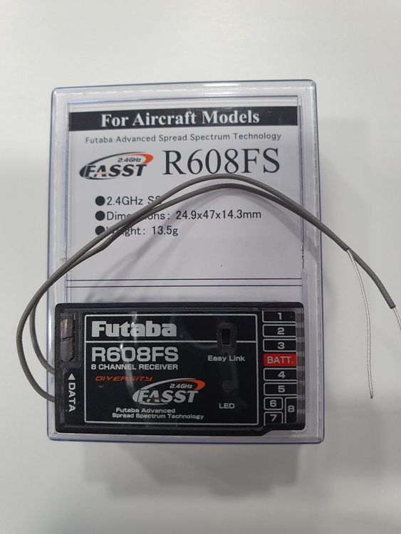 Futaba Empfänger R608FS FASST 8-Kanal (Neu (gemäss Beschreibung)) in ...