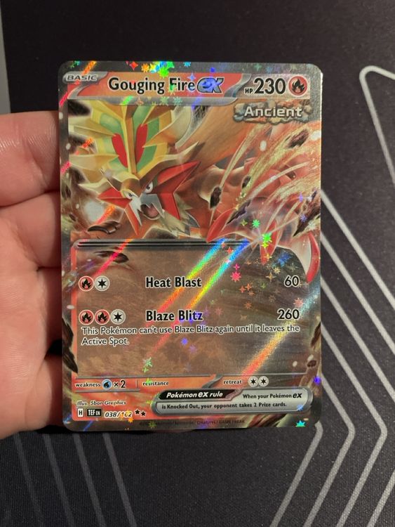 Gouging Fire EX 038/162 -Gewalten der Zeit 🇬🇧 (Neu (gemäss Beschreibung ...