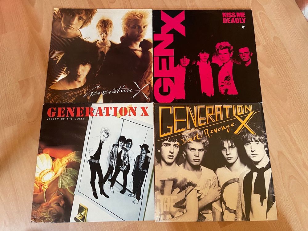 Generation X (Billy Idol) - Collection / 4 kultige LPs | Kaufen auf Ricardo