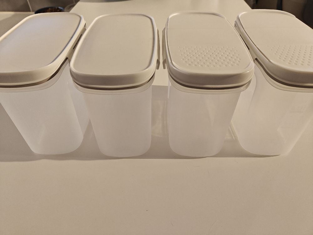 Migros Top line Vorratsdose Set, 4 Stk, Neuwertig, 1 Liter (Gebraucht ...