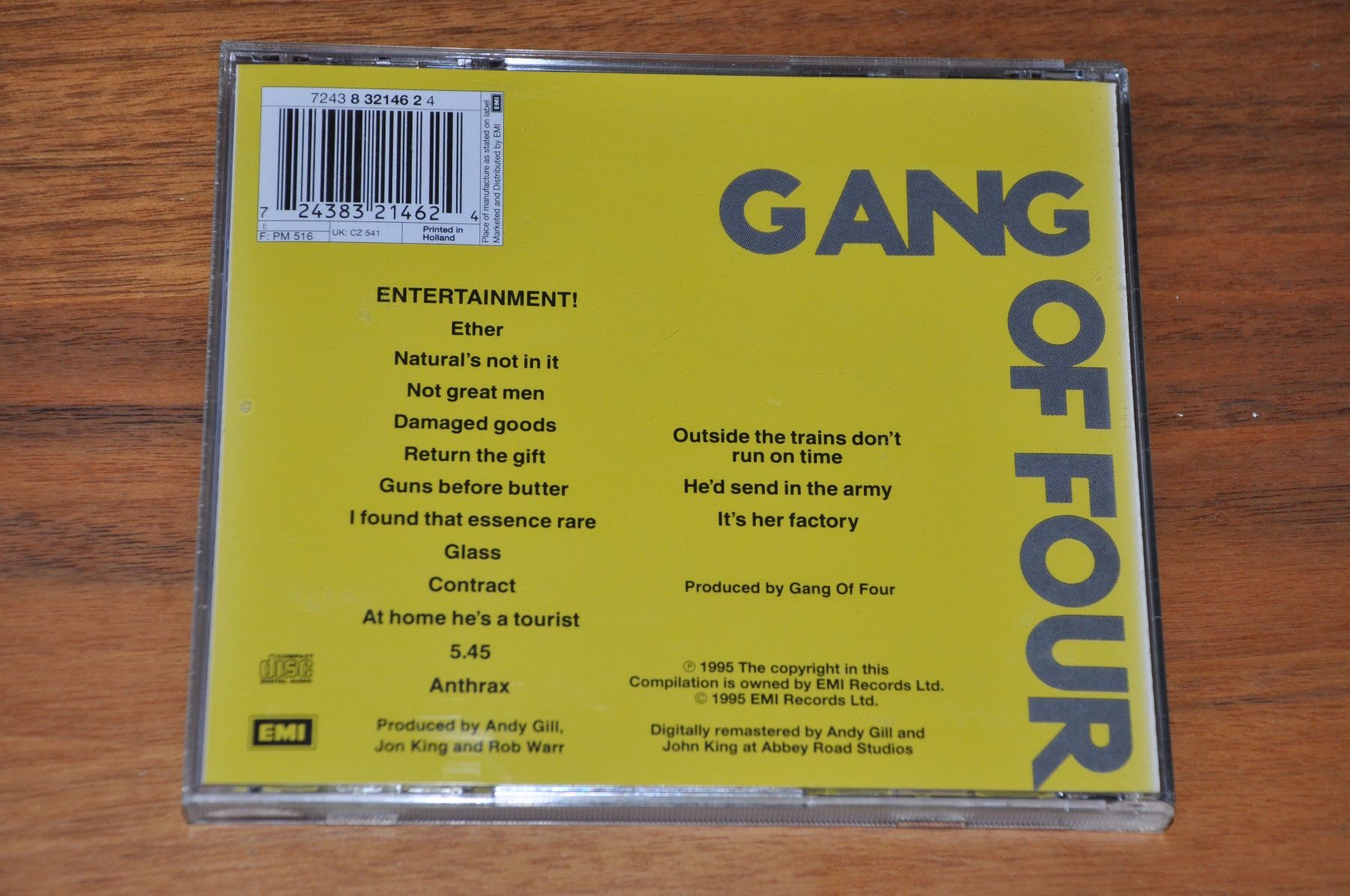Gang Of Four: Entertainment (CD; 1980) (Gebraucht) in Basel für CHF 3 ...