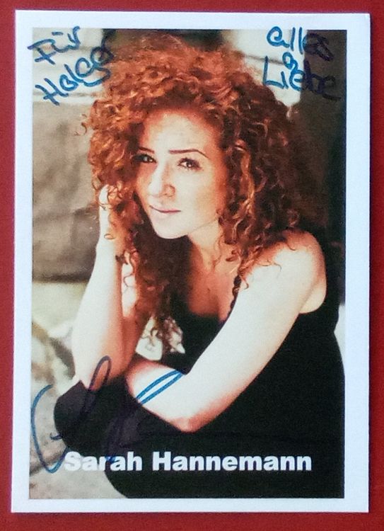 Sarah Hannemann Autogramm signiert Fotopostkarte 10x15cm (Gebraucht) in ...