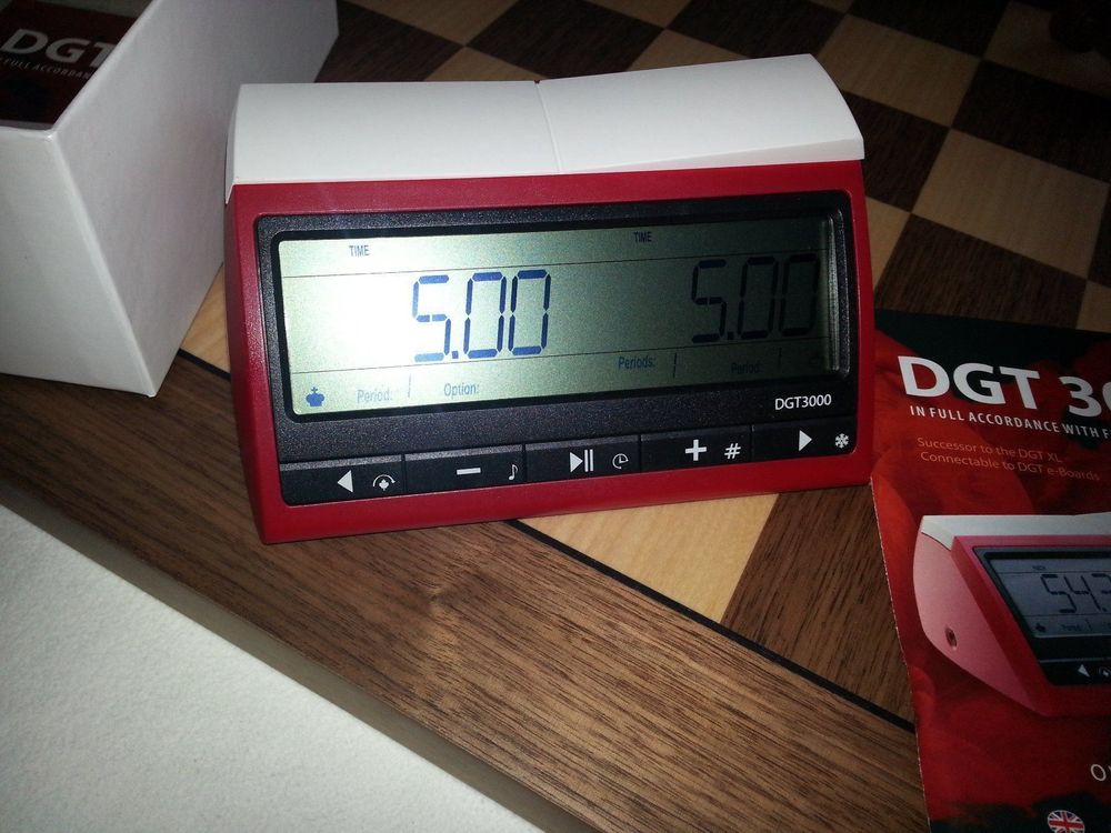 Digital Schachuhr TOP MODEL DGT 3000- NEU! (Neu und originalverpackt ...