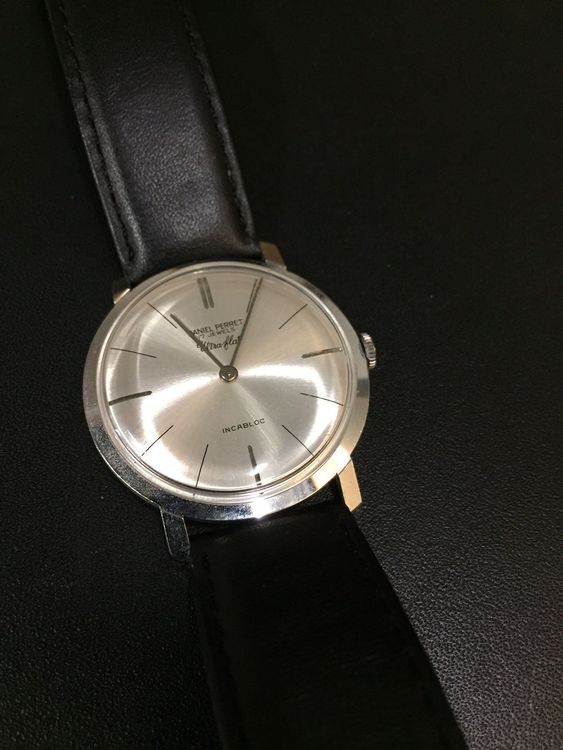 DANIEL PERRET EXTRA FLAT HANDAUFZUG 1960 | Kaufen auf Ricardo