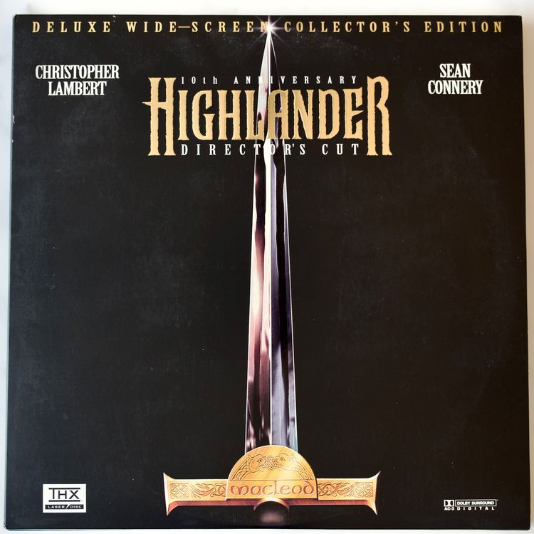 Highlander: 10th Anniversary Director's Cut SEAN CONNERY (Gebraucht) in ...