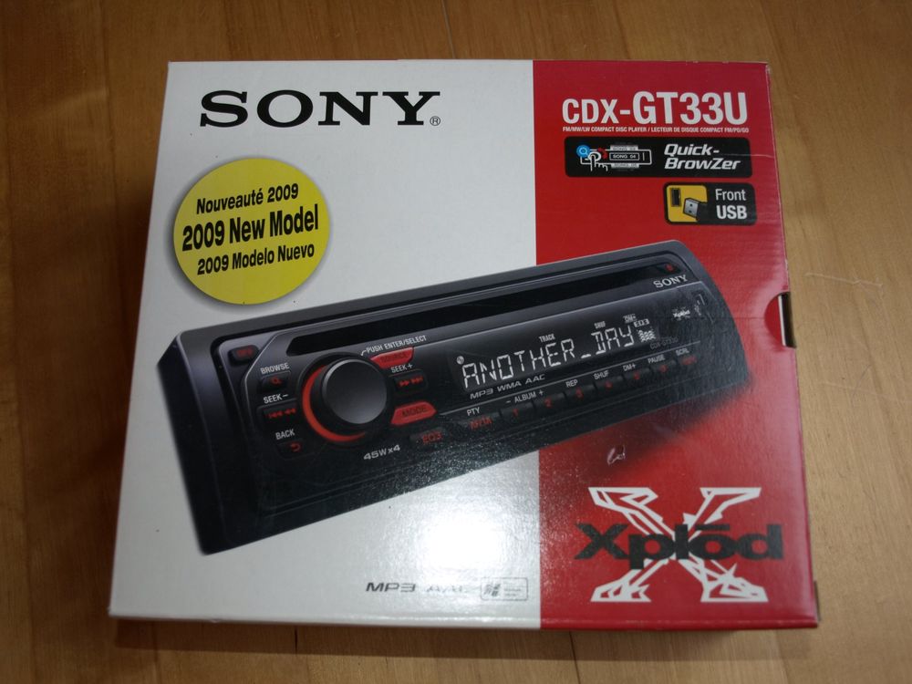 Neuer Autoradio Sony CDX-GT33U (Neu (gemäss Beschreibung)) in Unterkulm für CHF 45 – mit ...
