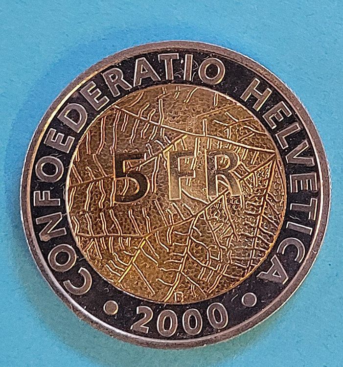 5 Fr. Gedenkmünze 2000 150 JAHRE SCHWEIZER FRANKEN | Kaufen auf Ricardo