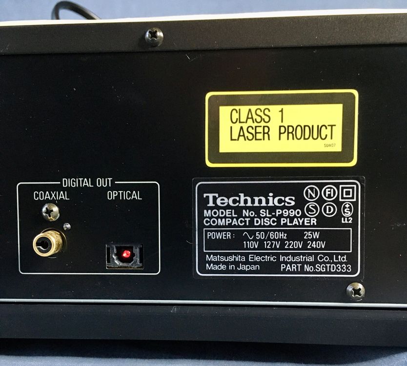 TECHNICS SL-P990 CD PLAYER (Gebraucht) in Aarberg für CHF 340.9 – mit ...