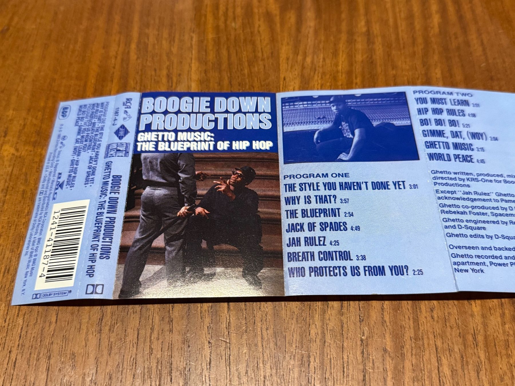 Boogie Down Productions - Ghetto Music / US 1989 MC (Gebraucht) in ...