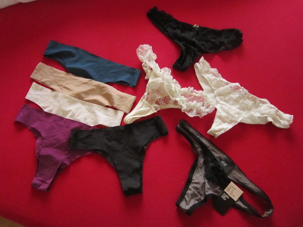 9 Damen Slip und String Gr. 36 (Gebraucht) in Steinen für CHF 26 – mit ...