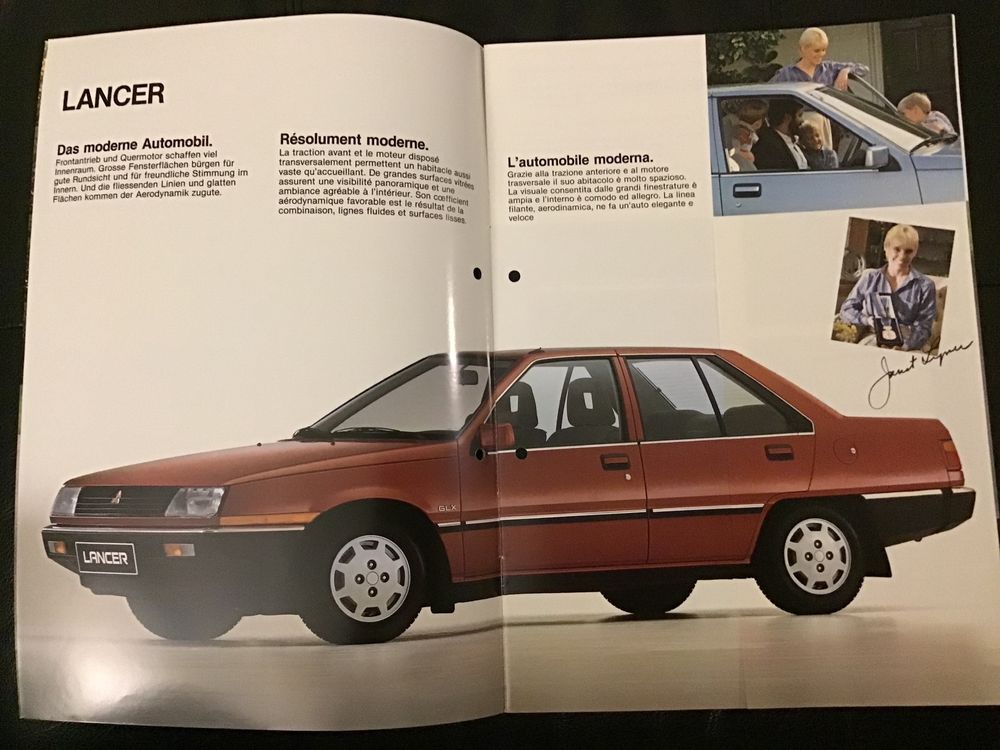 Mitsubishi Lancer Verkaufsprospekt 20 Seiten Januar 1984 (Gebraucht) in ...