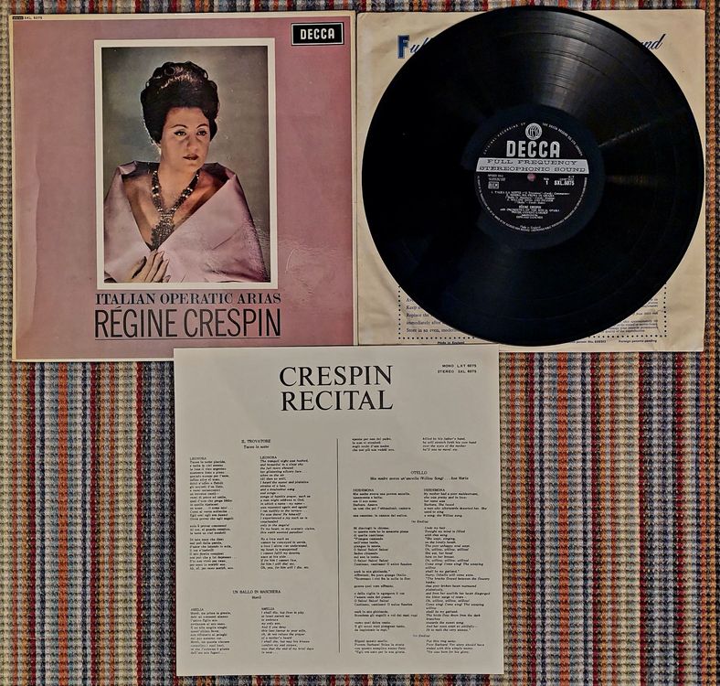 Régine Crespin - Operatic Arias (Decca SXL 6075) | Kaufen auf Ricardo