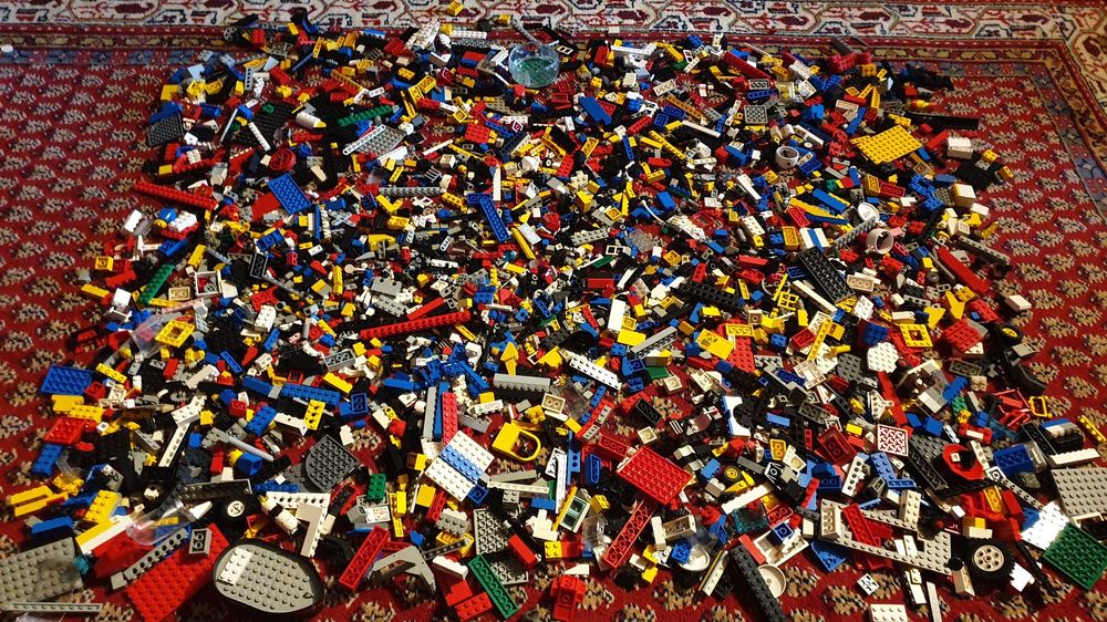 Riesige LEGO Sammlung Bausteine Kiloware basic Steine kg (Gebraucht) in Würenlingen für CHF 97 ...